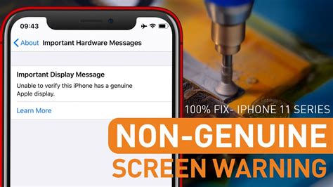 100 Fix Iphone 11 Series Non Genuine Screen Warning Important