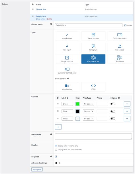 How To Add Radio Buttons To Product Variations In WooCommerce