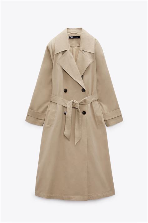 Zara 베이직 벨트 트렌치 코트 페칭