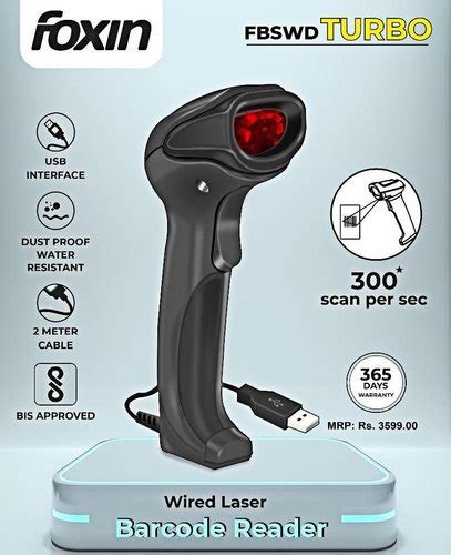 Electric Foxin Barcode Scanner Voltage 0 12vdc At Rs 2250 In Surat