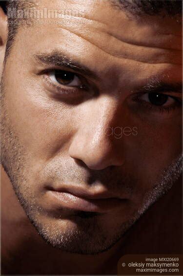 Photo Of Dramatic Male Portrait Stock Image Mxi20669