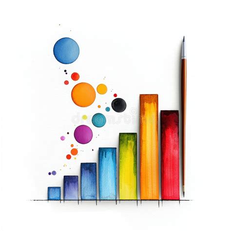A Colorful Data Visualization Featuring Bars And Dots Ideal For Presentations Reports And