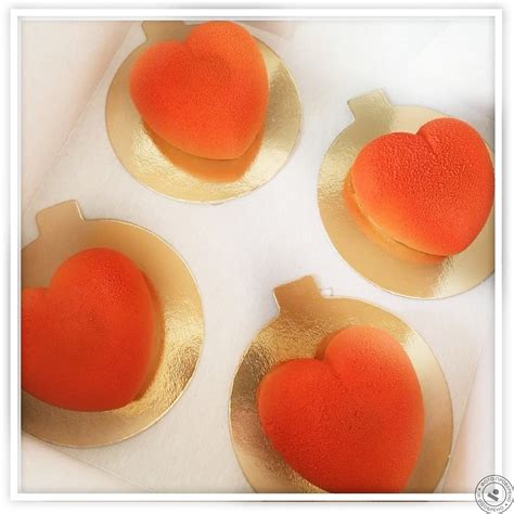 Муссовые пирожные сердечки 66 фото