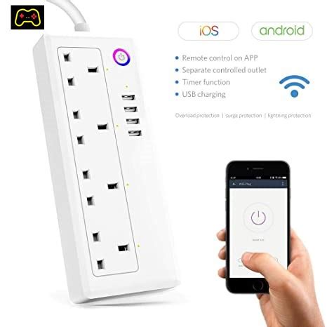 SMART WIRELESS POWER STRIP SMART EXTENSION PLUG 3PIN SMART SOCKET Shopee Malaysia