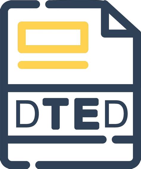 Dted Creative Icon Design 38636281 Vector Art At Vecteezy