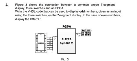 Solved Figure 3 Shows The Connection Between A Common Anode 7 Segment