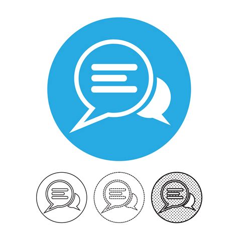 Speech Bubble Chat Vector Icon 583099 Vector Art At Vecteezy