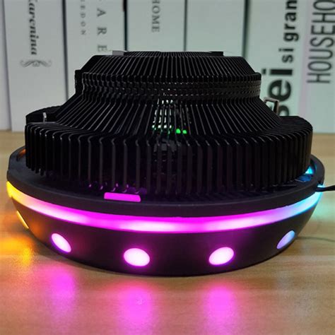 Universal Silent Cpu Cooler Led Light Heatsink Coo Grandado