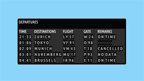 GitHub Ilarioni Departures Vanilla JavaScript Flight Departure