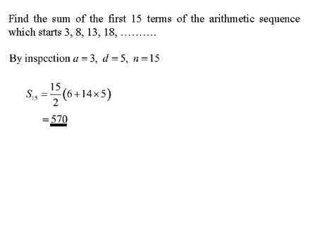 Sequences And Series A Sequence Is An Ordered