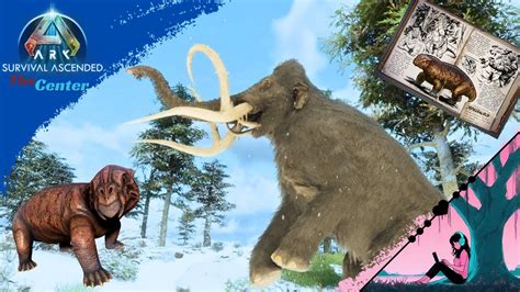 Ark Survival Ascended The Center Mammoth Taming Time Ep3 Youtube