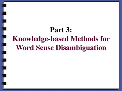 Ppt Advances In Word Sense Disambiguation Powerpoint Presentation Free Download Id 5806247