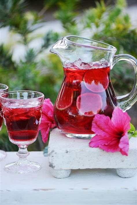 Agua Fresca De Jamaica Hibiscus Water Hibiscus Aqua Fresca