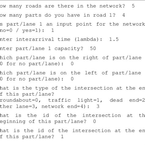 Example Of Road Data Input Through User Interaction Download Scientific Diagram