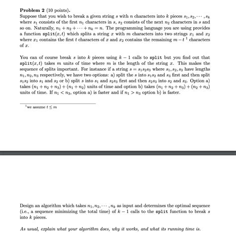 Problem 2 10 Points Suppose That You Wish To Break