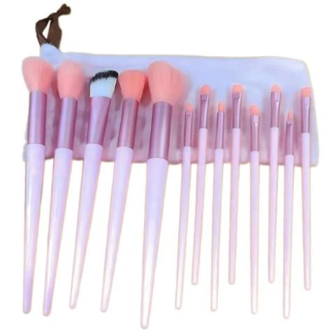 Jual 13pcs Kuas Make Up Set Lengkap Pouch Lembut Set Kosmetic Brush