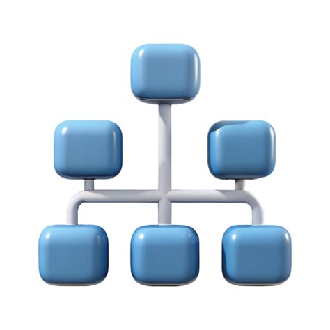 Magnificent Abstract Tech Tree Diagram Isolated With Branching