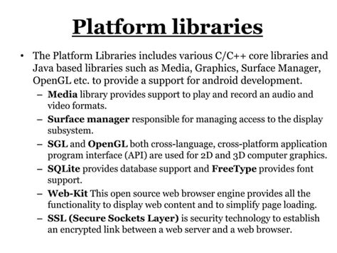 Android Architecturepptx Operating Systems Computer Software And Applications