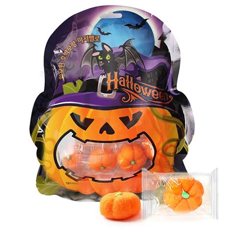 할로윈 호박모양 마시멜로80g 1봉 믿고 사는 즐거움 Ssgcom