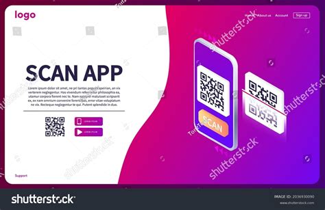 Isometric Smartphone Scanning Qr Code Download Stock Vector Royalty Free 2036930090 Shutterstock