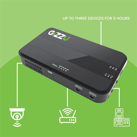 27 Off On Gizzu 36w 8800mah Mini Dc Ups Onedayonly