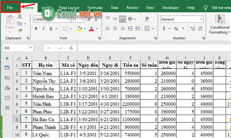 Cách khóa file Excel bằng mật khẩu