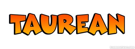Taurean Logo Free Name Design Tool From Flaming Text