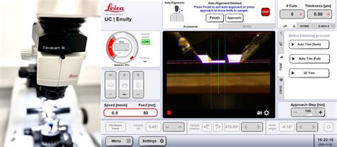 Automatic Alignment Of Sample And Knife For High Sectioning Quality Learn And Share Leica