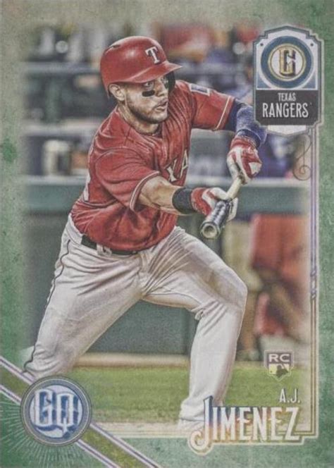 2018 Topps Gypsy Queen A J Jimenez 30 Green Rc For Sale Online Ebay