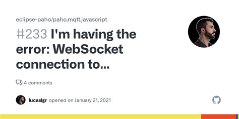 Im Having The Error Websocket Connection To Wss