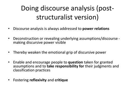 Ppt Qualitative Data Analysis Ii Discourse And Narrative Analysis