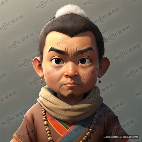 ai创作图藏装卡通人物 昵图网