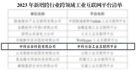 第一梯队！中联重科中科云谷入选国家级“双跨”平台 工程机械品牌网