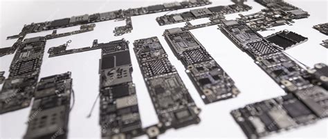 Premium Photo Microchip Texture On A White Isolated Background