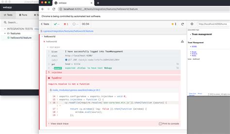 Error Invoking The Jectaxe Command With Cypress 550 And