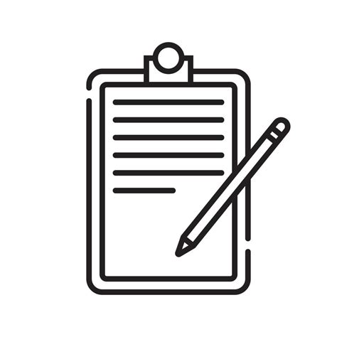 Write Notepad Icon Vector Art At Vecteezy