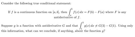 Solved Consider The Following True Conditional Statement If