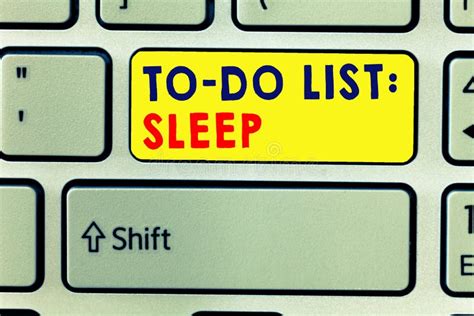 handwriting text writing to do list sleep concept meaning things to be