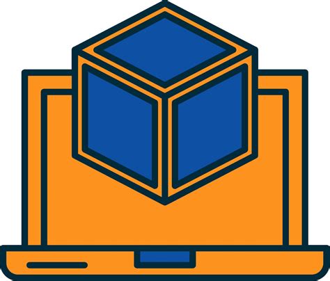 3d Design Line Filled Two Colors Icon 37379241 Vector Art At Vecteezy