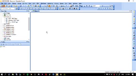 How To Create A New String File In Micromine Gis Tutorial
