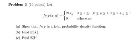Solved Problem 3 10 Points Let Chegg Com