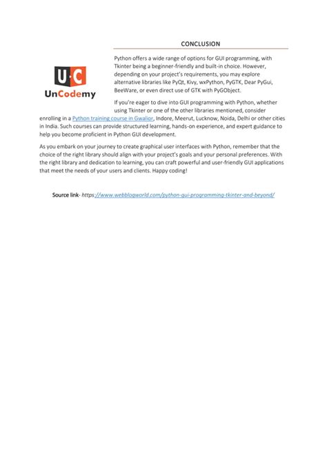 Python Gui Programming Tkinter Andpdf