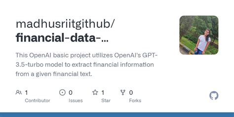 Github Madhusriitgithub Financial Data Extraction Tool This Openai Basic Project Utilizes