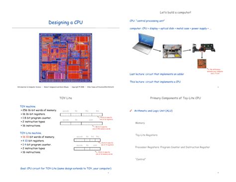 Designing A CPU