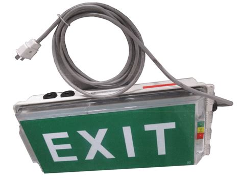 Emergency Exit Sign With Lights Led Shelly Lighting