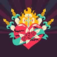 Heart God Vectors And Illustrations For Free Download Freepik