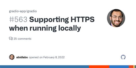 Supporting When Running Locally · Issue 563 · Gradio Appgradio · Github