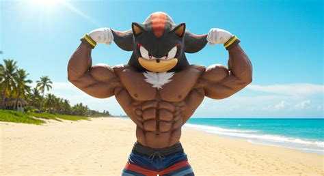 Shadow The Hedgehog Flexing By Zekromlighter On Deviantart