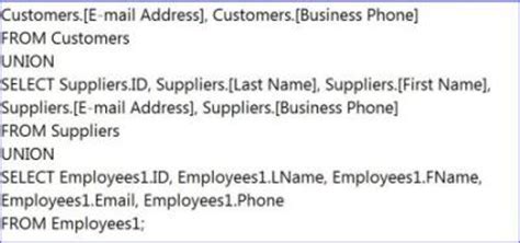 Access Union Queries Made Simple Microsoft Office Tutorials SEO Tips