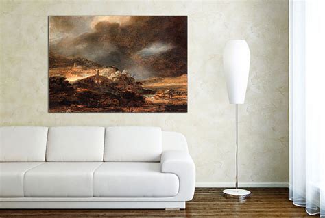 Stormy Landscape Reprodukcia Rembrandt Zs18049 Rembrandt